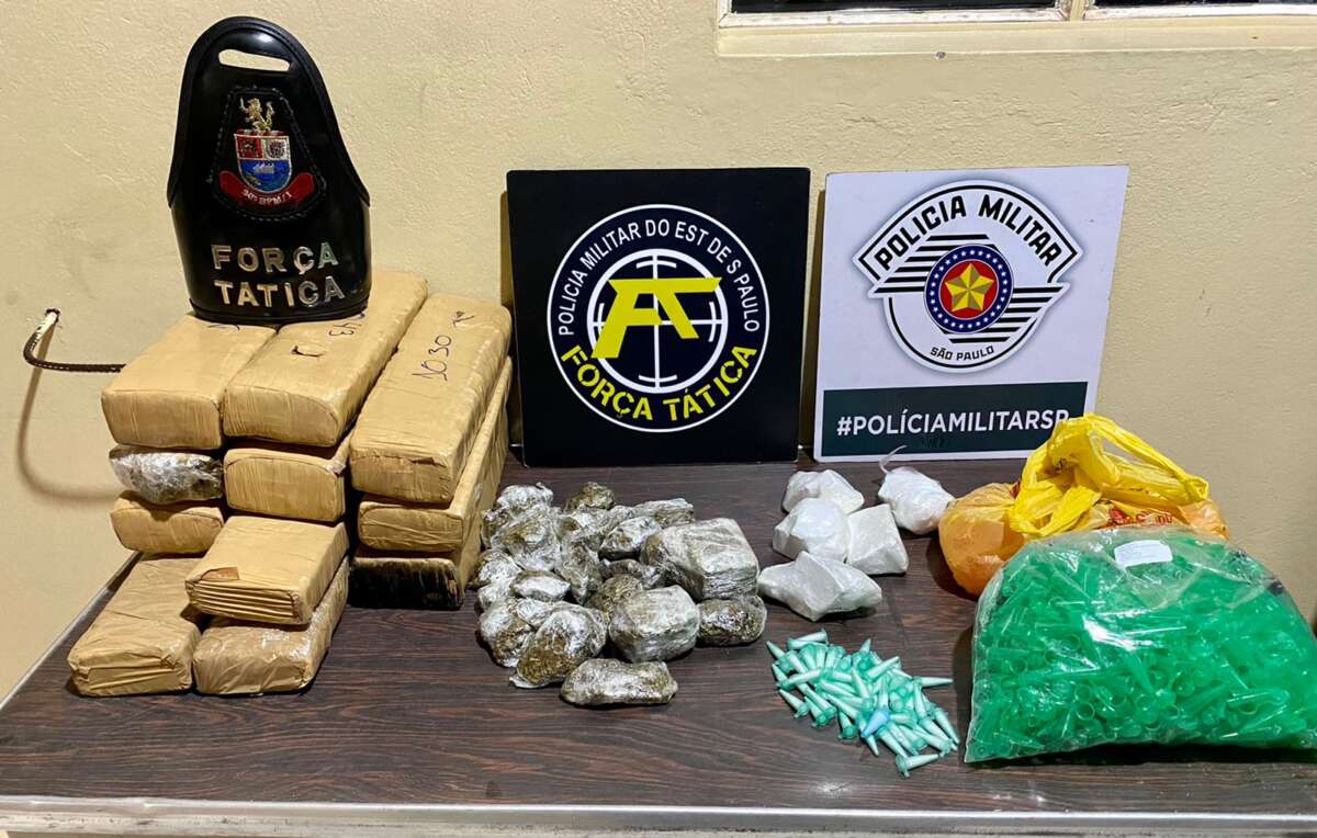 Força Tática Prende Um E Tiram De Circulação Mais De 12 Kg De Drogas